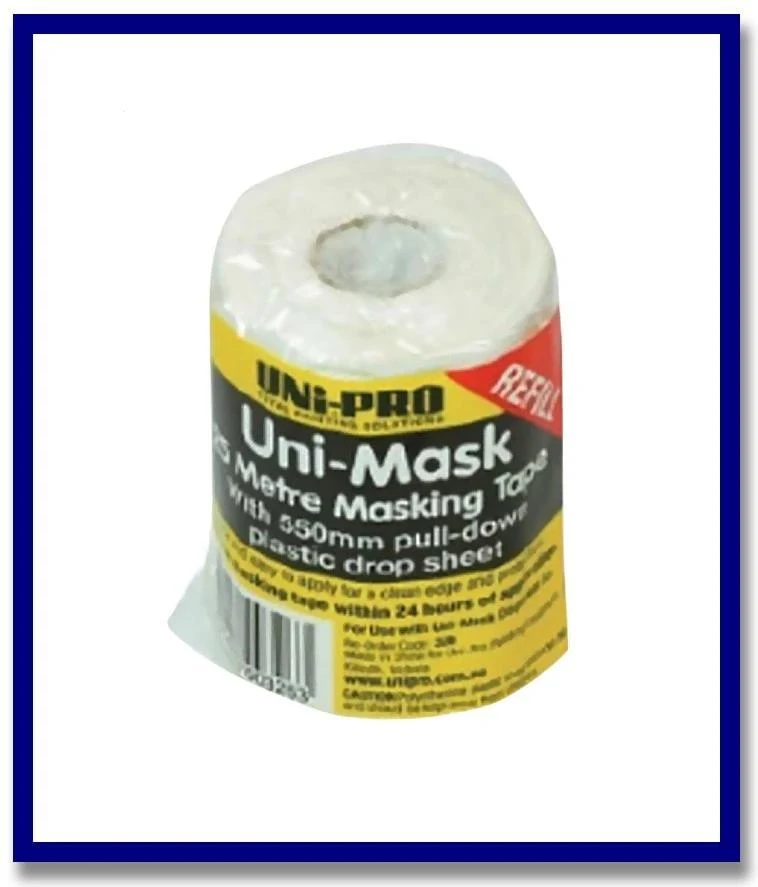 UNi-PRO Uni-Mask Plastic Pull - Down Drop Sheets - 1 Unit | Stone ...