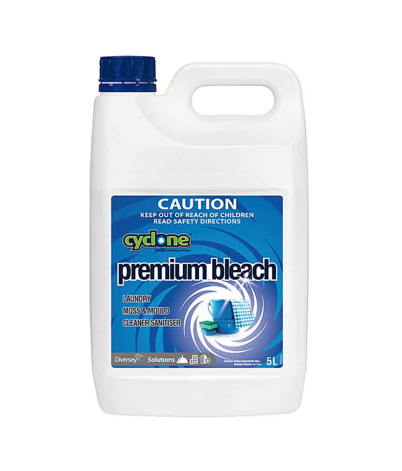 Diversey Cyclone Premium Bleach 5L | Stone Doctor Australia